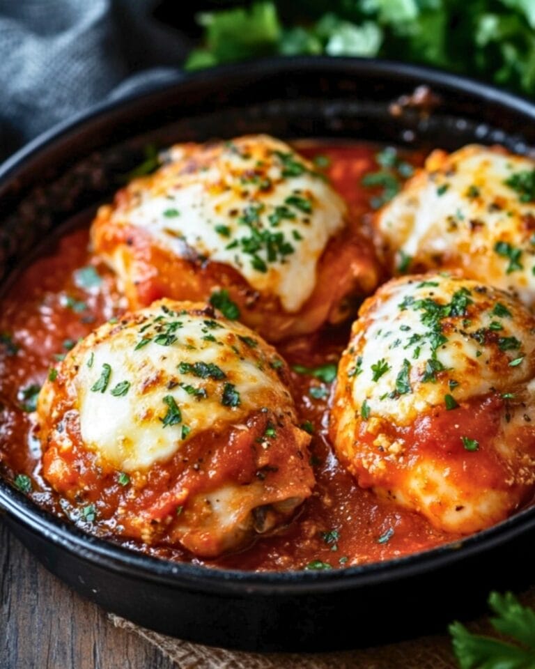 Quick & Easy Baked Italian Chicken Thighs - easypeasyrecipes.net