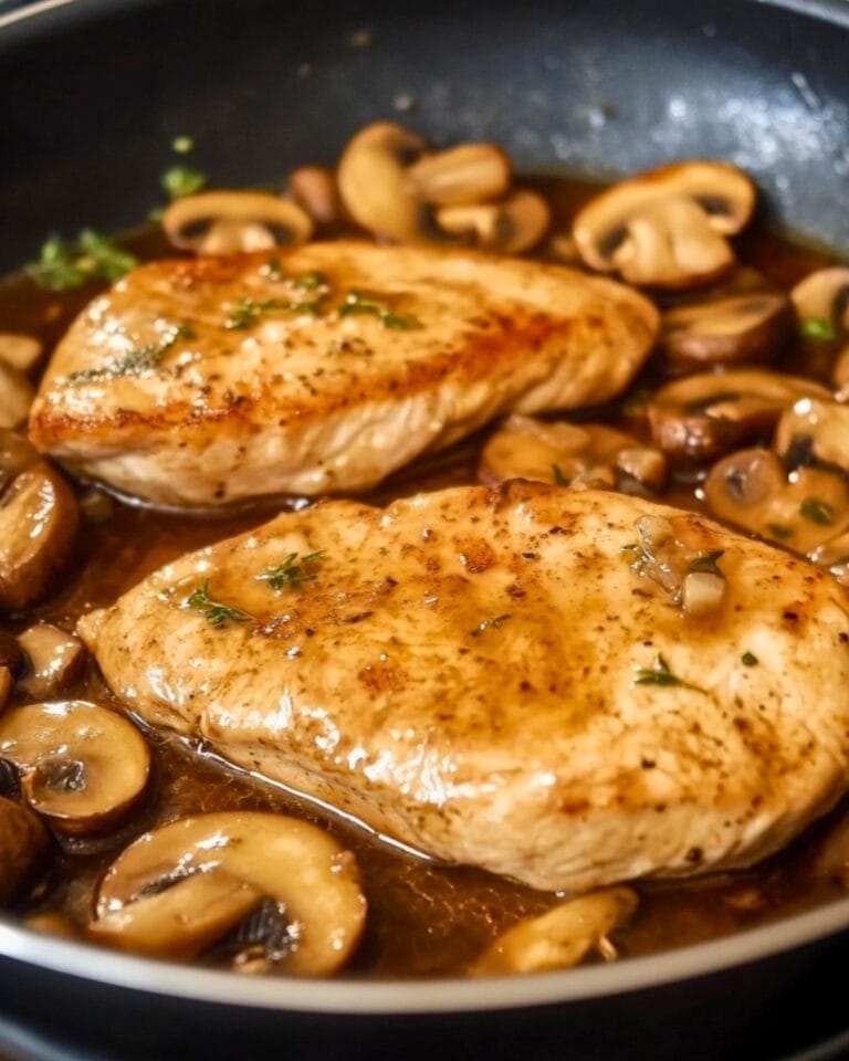 Quick & Easy Italian Chicken Marsala - easypeasyrecipes.net