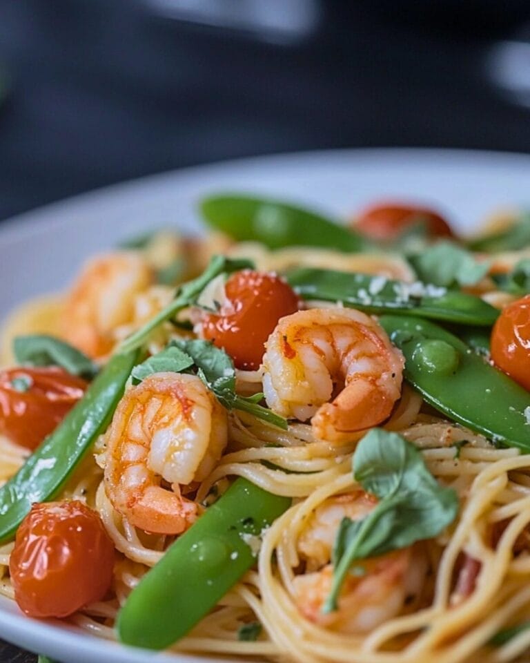 Quick & Easy Italian Chilli Prawn Linguine - easypeasyrecipes.net