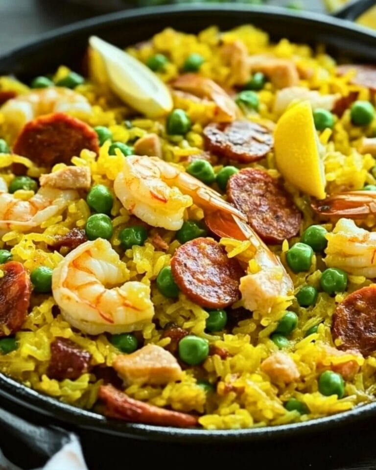 Quick & Easy Italian Seafood Rice - easypeasyrecipes.net