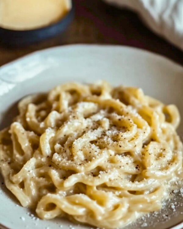 Quick & Easy Italian Rustic Pici Cacio e Pepe - easypeasyrecipes.net