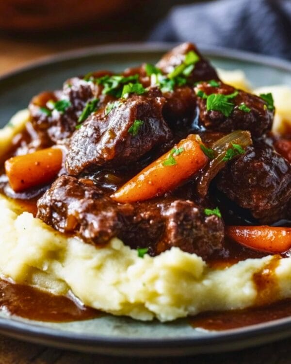 Simple Slow-Cooker Italian Beef Stew - easypeasyrecipes.net