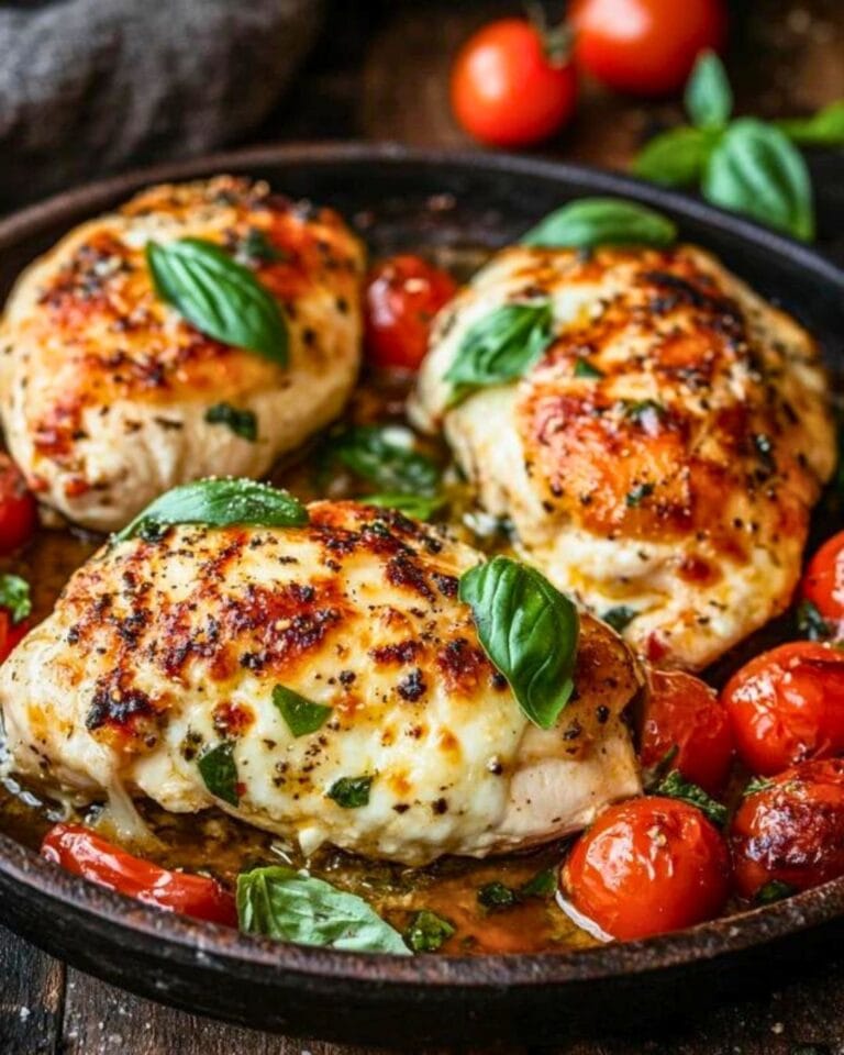 Simple Italian Caprese Chicken - Easy Peasy Recipes