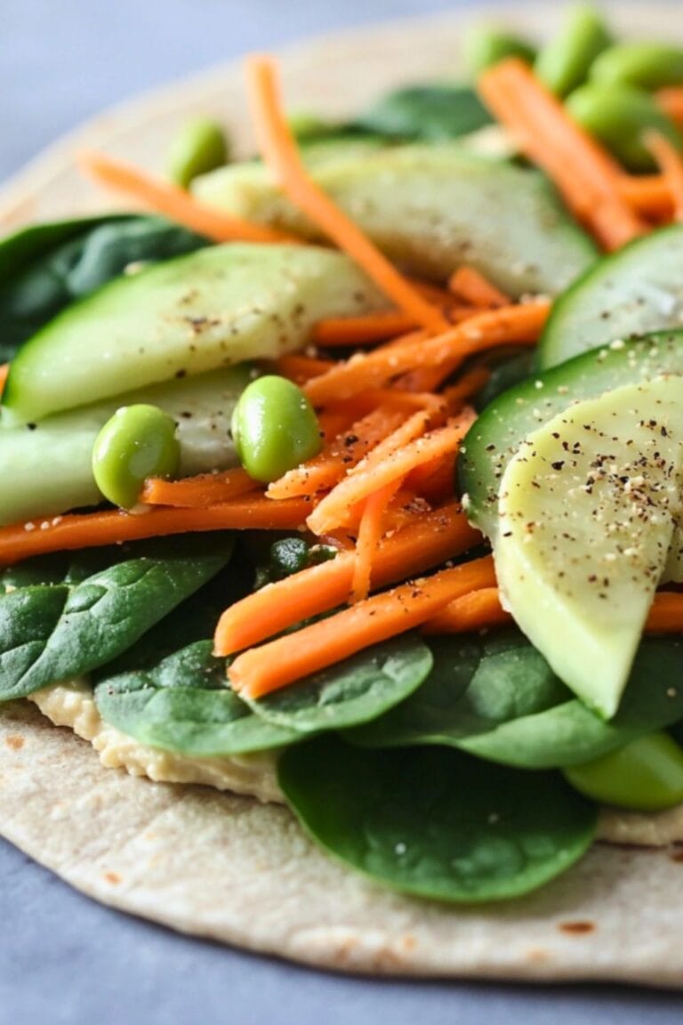 The Best Veggie Wrap - easypeasyrecipes.net