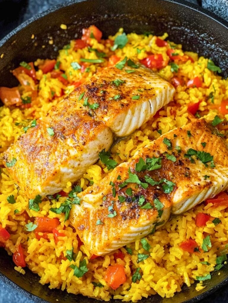 The Best One Pot Salmon & Rice – easypeasyrecipes.net