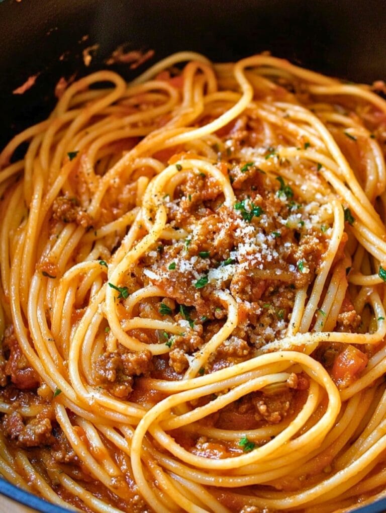 The Best One Pot Spaghetti - easypeasyrecipes.net